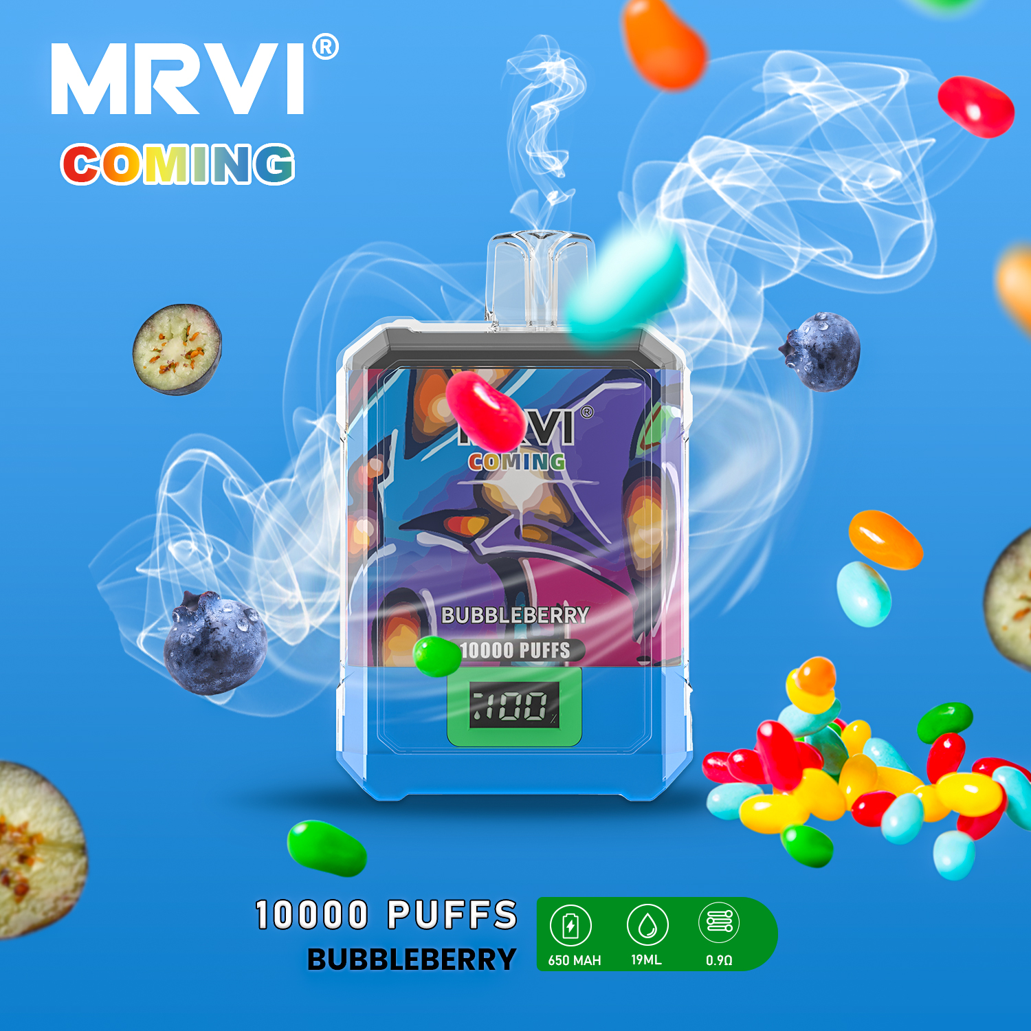 MRVI COMING 10000 PUFFS——10PCS/BOX - WESTYLE S.A. mrvi coming vape puff ...