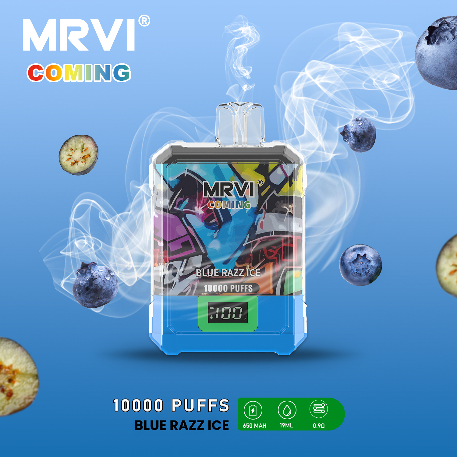 MRVI COMING 10000 PUFFS——10PCS/BOX - WESTYLE S.A. mrvi coming vape puff ...